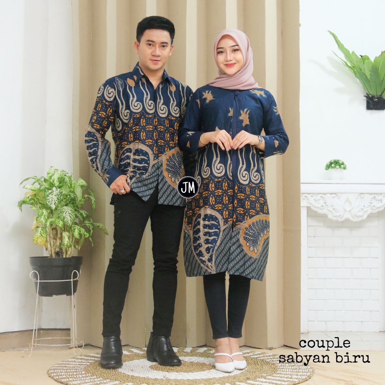 Couple Batik Tunik Pasangan New Motif / Seragam Kantor Bati / Batik ...