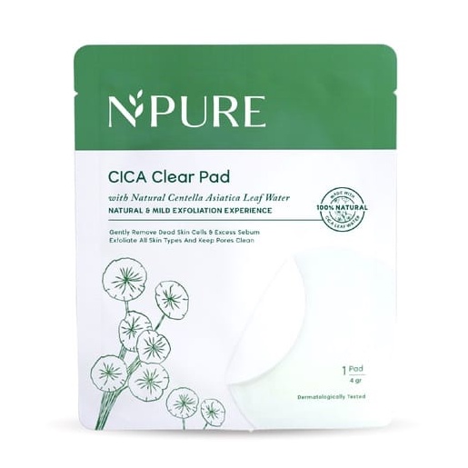 Npure Cica Clear Pad Sachet | Lazada Indonesia