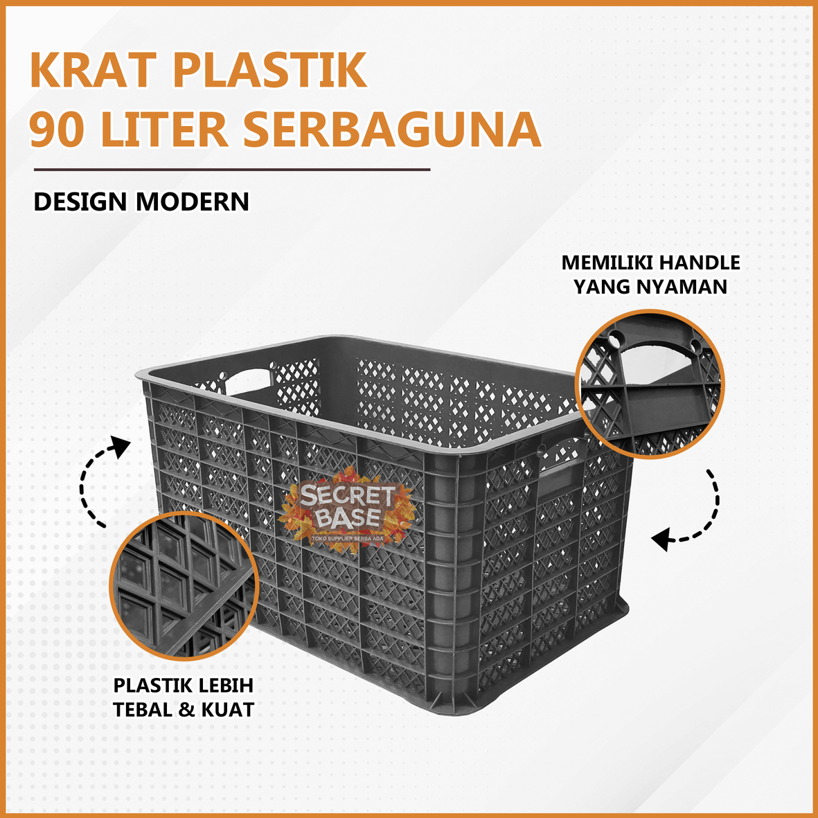KRAT INDUSTRI 90 LITER - Keranjang Serbaguna / Krat Keranjang | Lazada ...