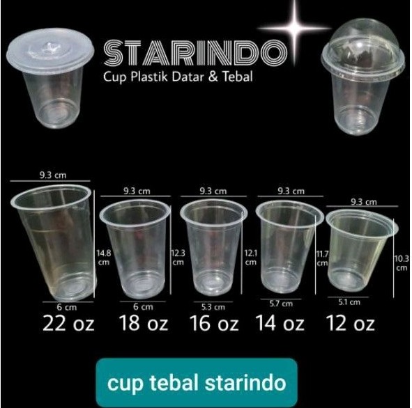 cup gelas plastik starindo, bb, idolastar, Merak tutup lid datar ...