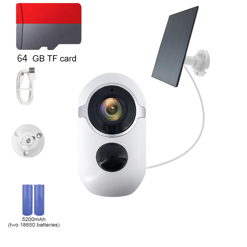 SINOVISION S3-SP Solar CCTV nirkabel luar ruangan IP66 tahan air 1080P ...