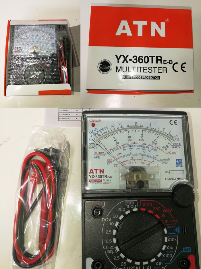Avo Multi Meter Tester Avometer Multitester Multimeter Analog YX - 360 ...