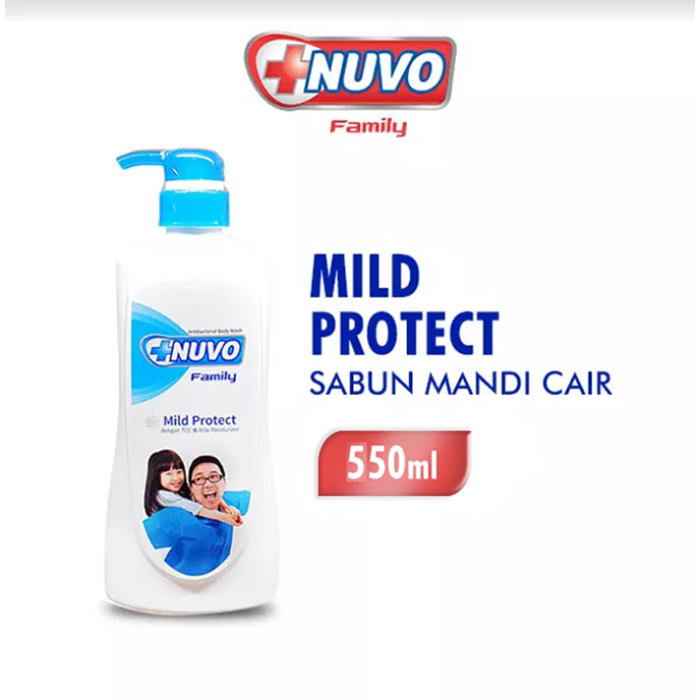 NUVO FAMILY Sabun Mandi Cair Caring Botol 550ML | Lazada Indonesia