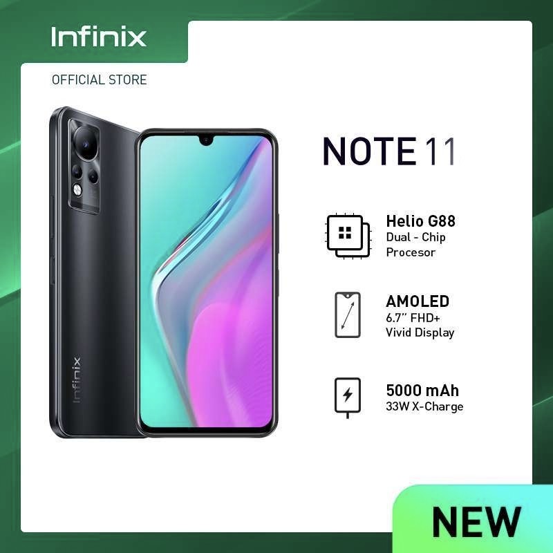 Infinix Note 11 RAM 4/64GB GARANSI RESMI | Lazada Indonesia