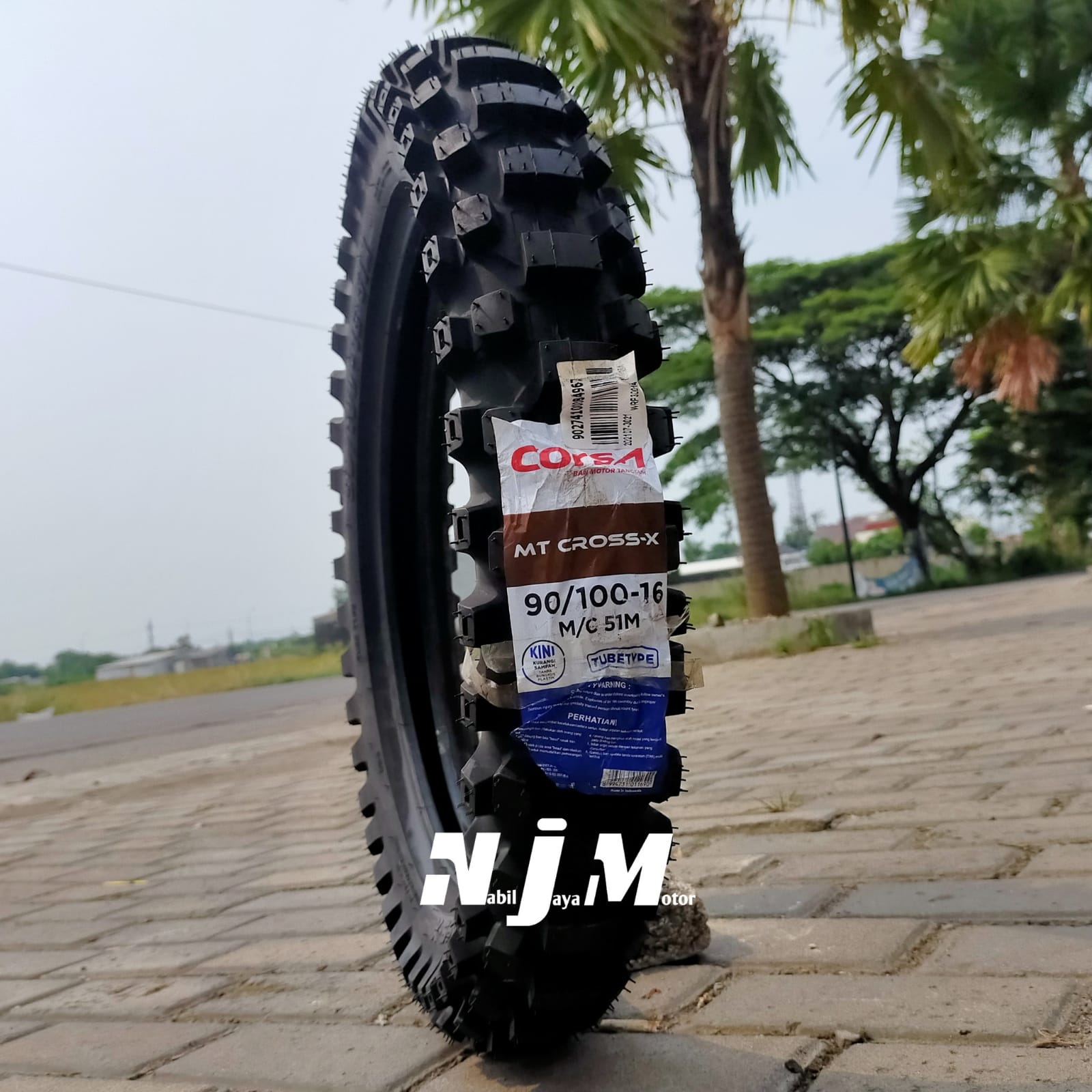 BAN MOTOR CROSS RING 16 CORSA MT CROSS X 90/100-16 TUBETYPE (bukan ...