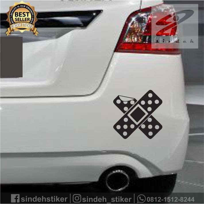 CUTTING STICKER MOBIL JDM BAND AID VARIASI STIKER MOBIL KEREN STIKER ...