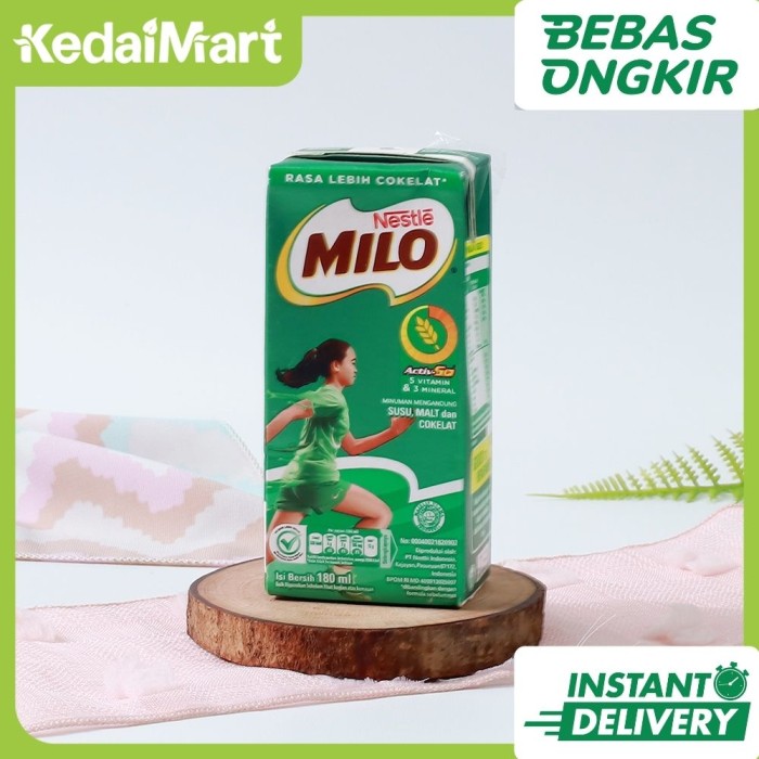 Milo UHT 180 ml / Susu Milo Kotak UHT 180ml | Lazada Indonesia