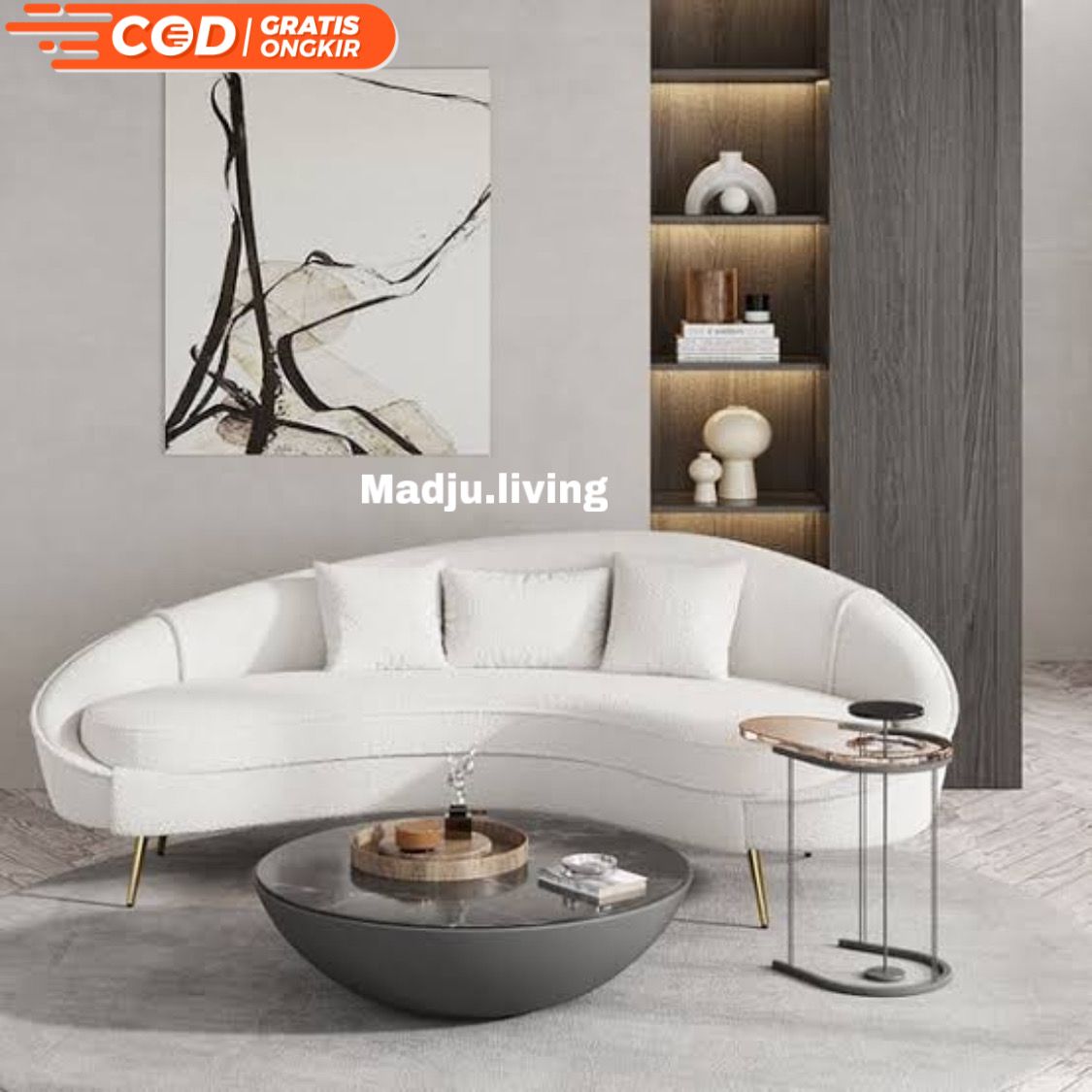 sofa oval / sofa elegan / sofa deco style 4 / sofa viral / sofa ...