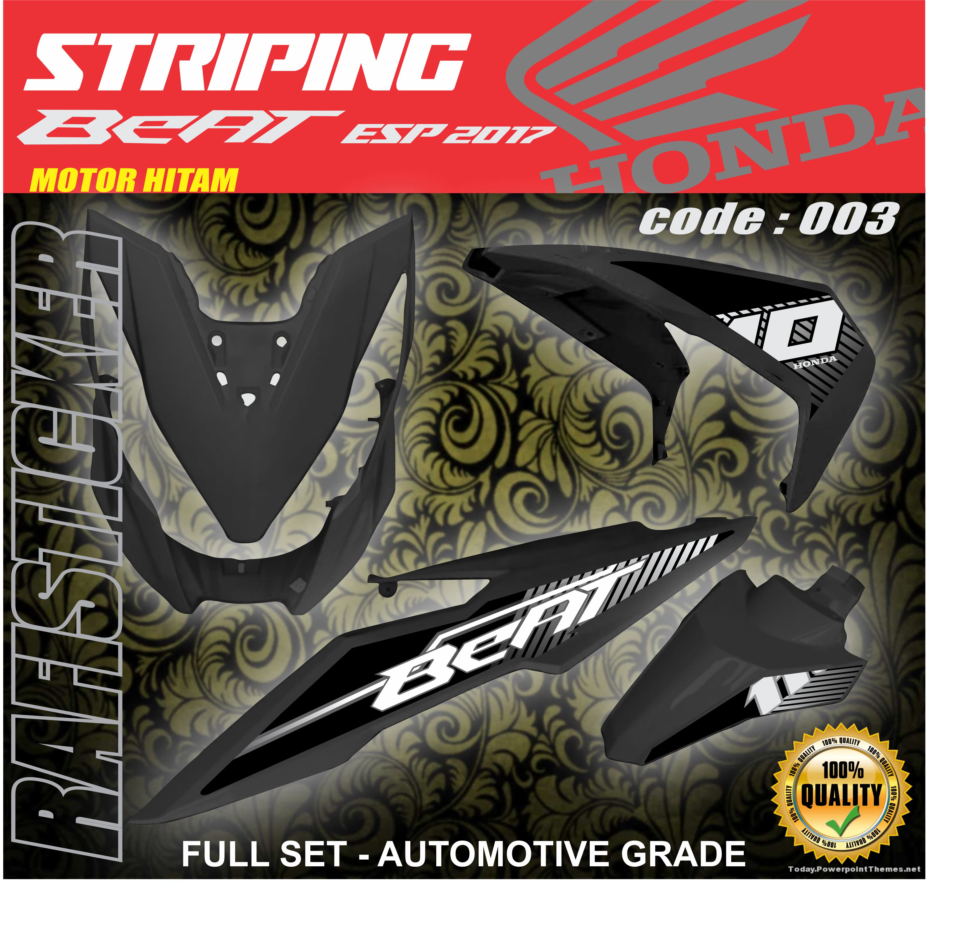 STICKER STRIPING HONDA BEAT ESP 2017 003 STIKER BEAT | Lazada Indonesia