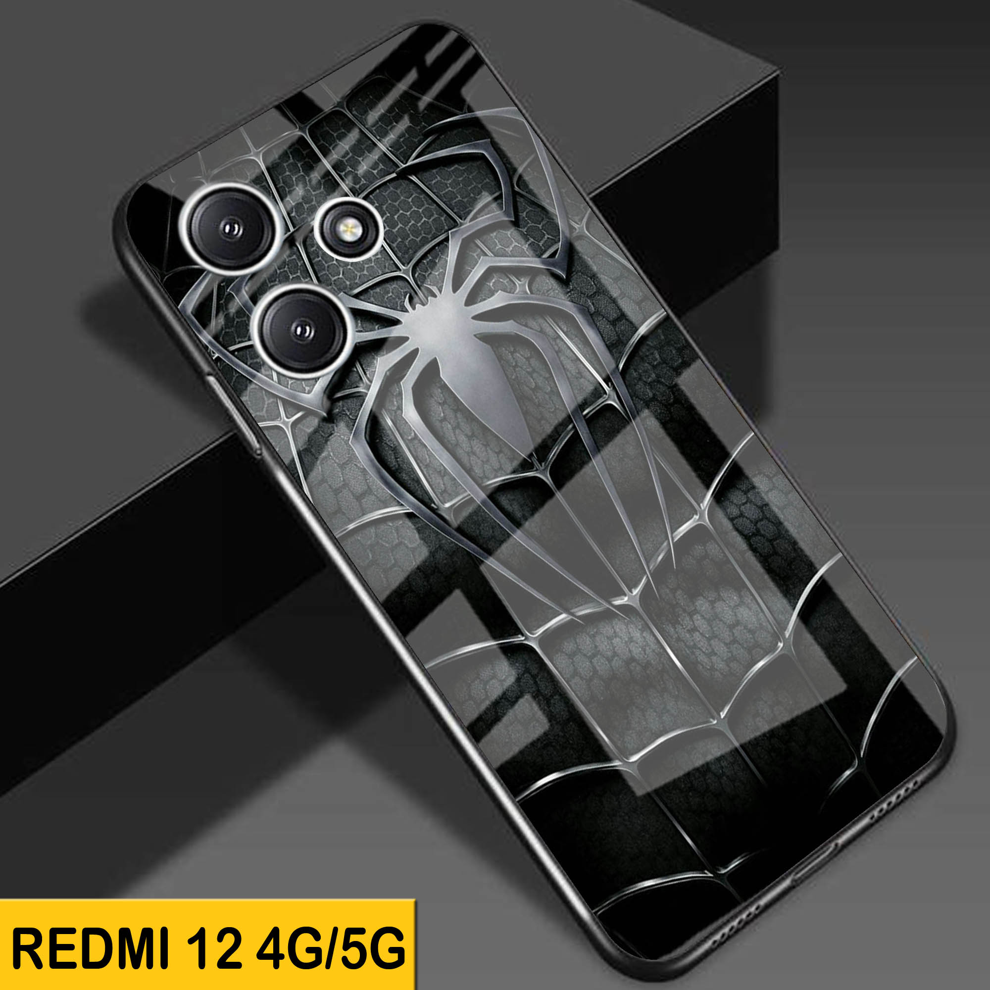 REDMI 12 4G / 5G - Softcase Glass Kaca - Casing Handphone REDMI 12 4G ...