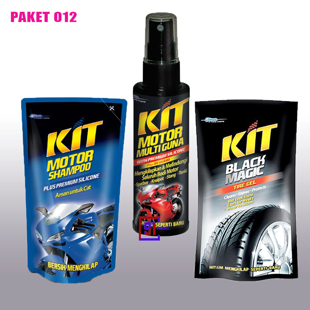 kit Shampoo Motor pouch 200ml - Kit Black Magic Semir Ban Pouch 180ml ...