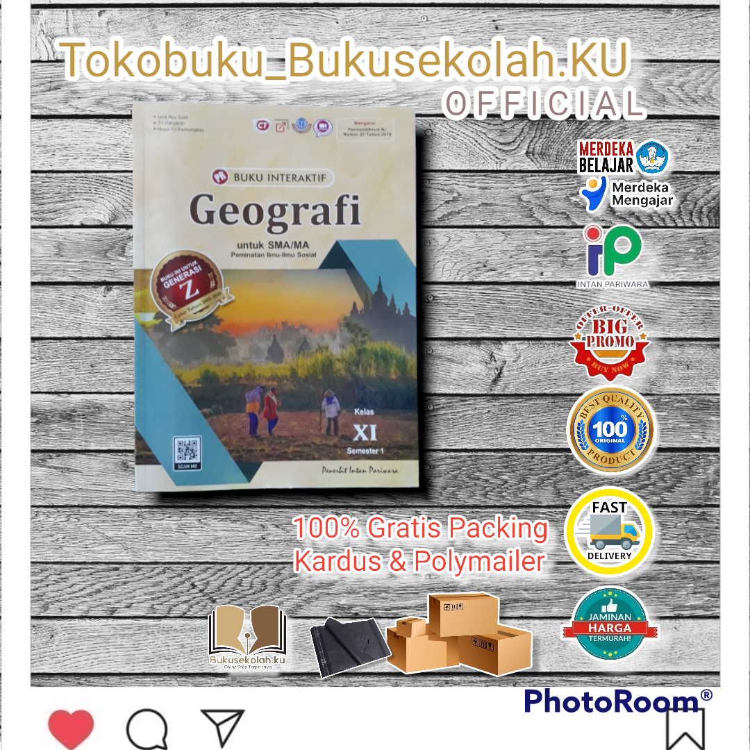 Buku PR interaktif Geografi kelas11 semester 1, semester 2 Terbaru 2022/2023 INTAN PARIWARA ...