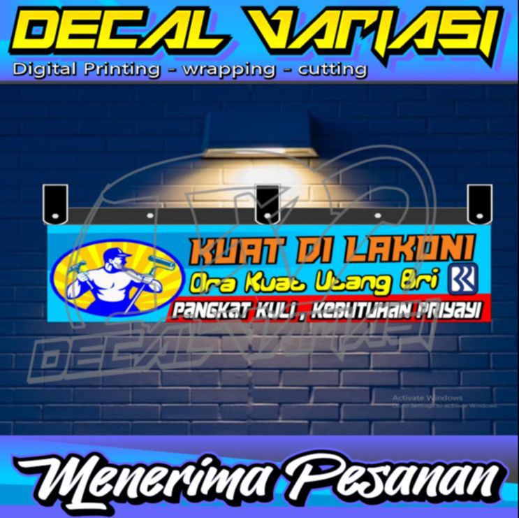 Stiker + Karpet - Stiker Decal Nyala Karpet Belakang/Depan Truk Stiker ...