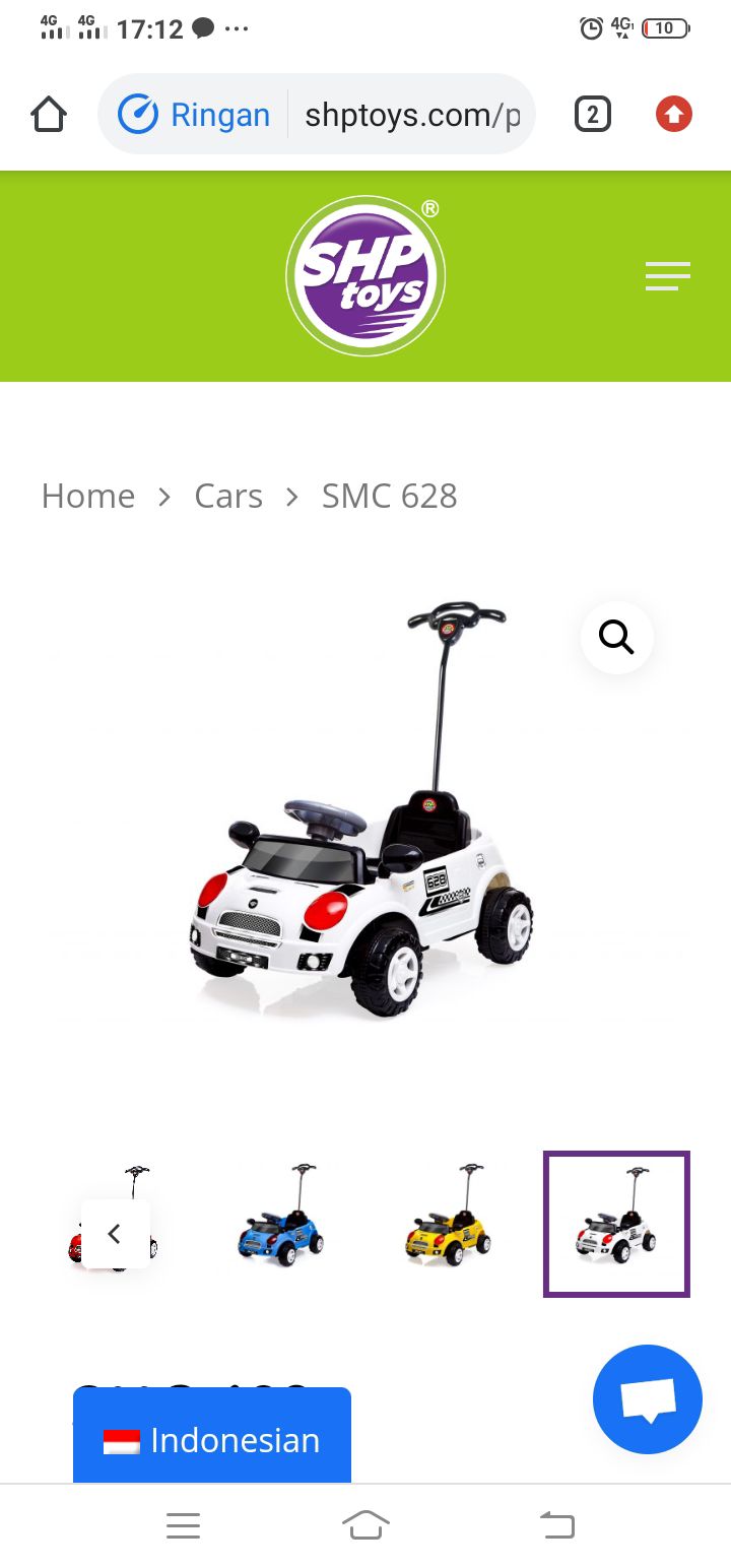 TOYSKIDS/SHP SMC/MOBIL DORONG ANAK MOBIL DORONG MINI COOPER MOBIL ...