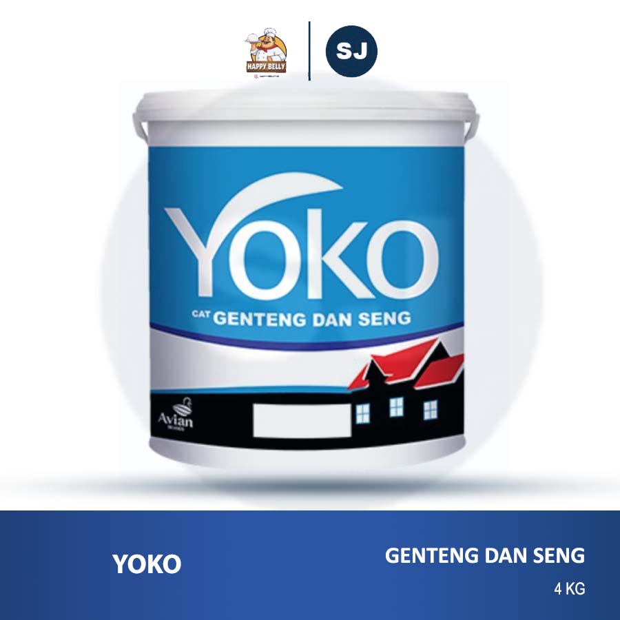 CAT GENTENG YOKO 20KG PAIL SENG ASBES GRC LAPANGAN ROOF PAINT AVIAN ...