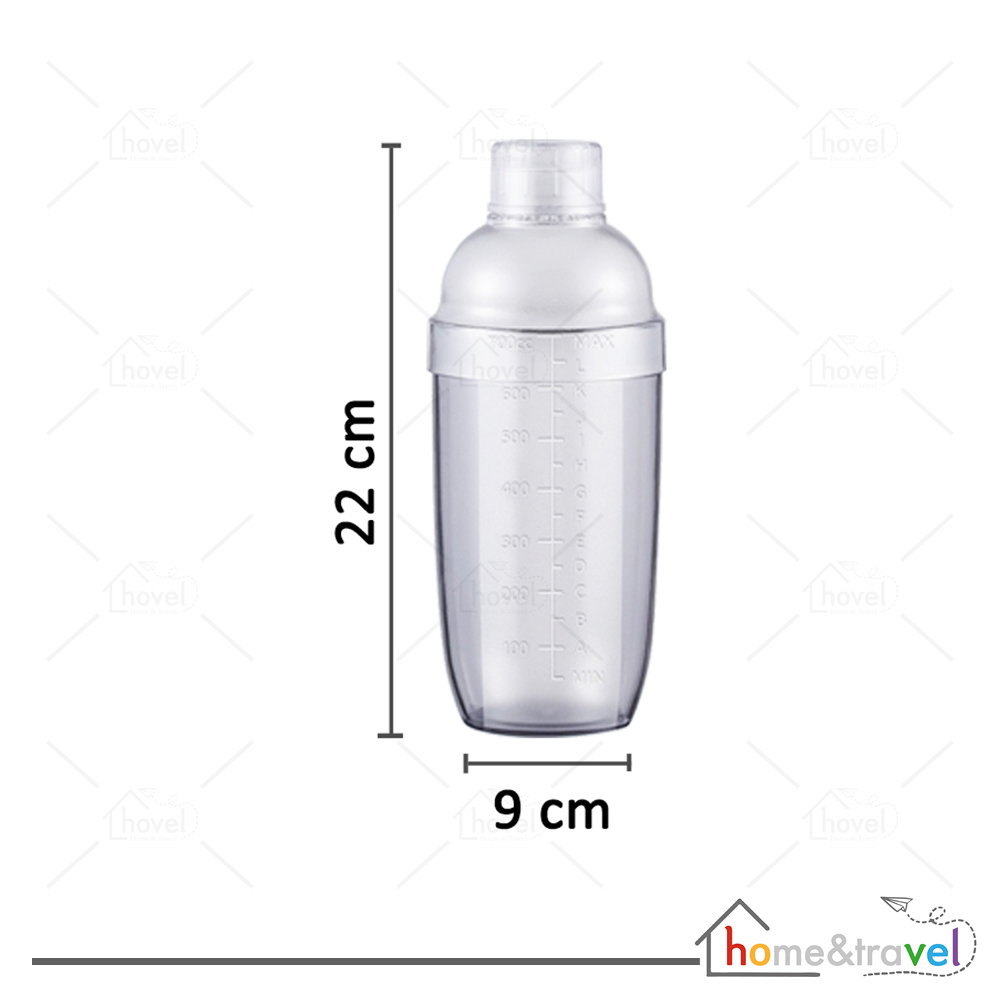 HOVELSHOP Botol Shaker Pengocok Minuman Cocktail Milk Shake Peralatan ...