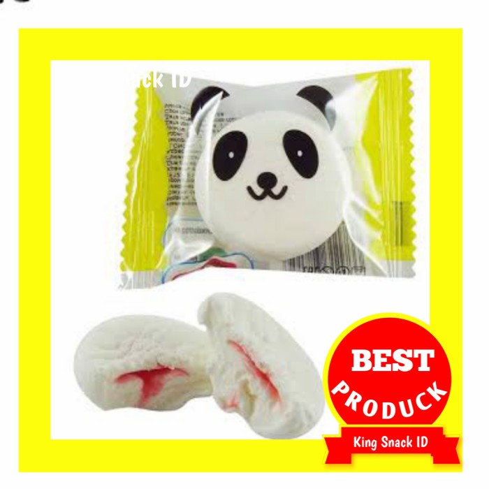 MARSHMELLOW PANDA 100 GR / PERMEN KAPAS GAMBAR PANDA / PERMEN KILOAN ...