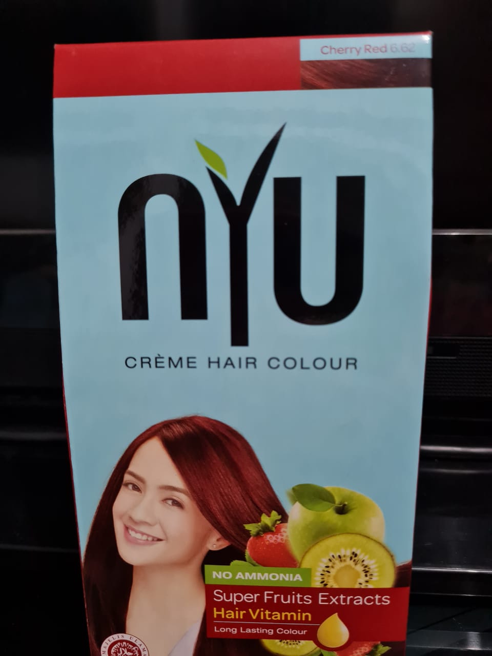 Nyu Creme Hair Colour Cherry Red / Semir Rambut / Pewarna Rambut ...
