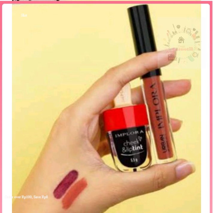 IMPLORA Paket 2 Ombre ( Lip Tint Vampire Blood & Lip Cream Dusky ...