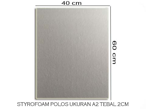 Styrofoam tebal 2cm Lembaran polos dan warna ukuran A2 40 x 60 | Lazada ...