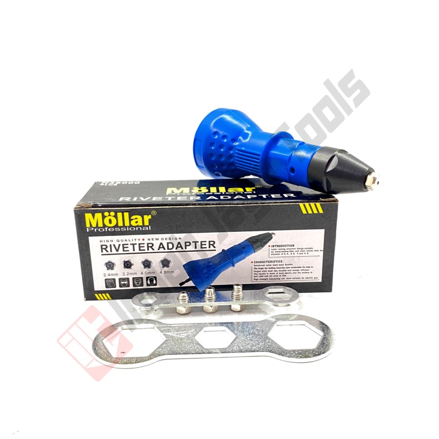 MOLLAR Adaptor Tang Rivet Mesin Bor - Ripet Gun Elektrik Adapter ...
