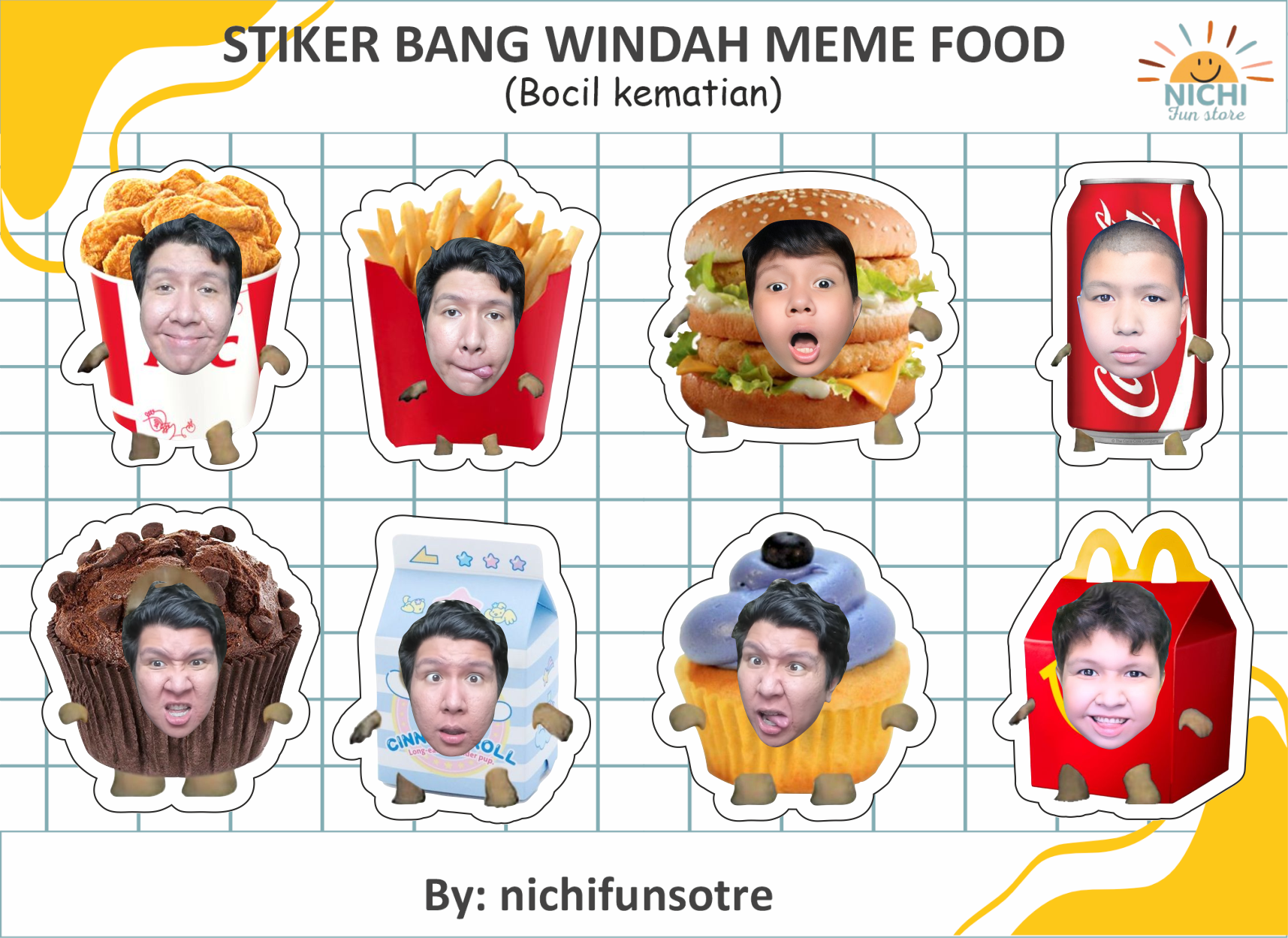 STIKER MEME BANG WINDAH/STIKER SHEET BANG WINDAH | Lazada Indonesia