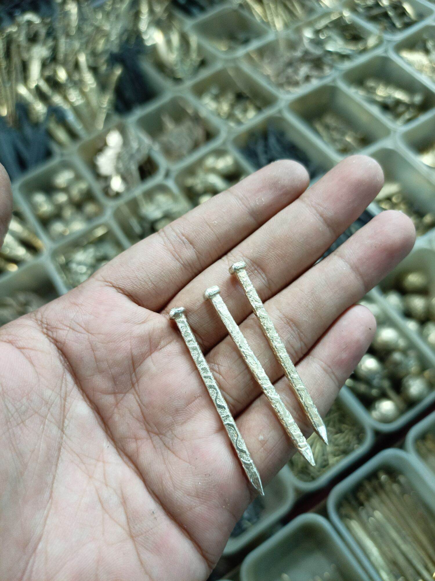 paku krum kuningan ukuran kecil gambar ayat rajahan | Lazada Indonesia