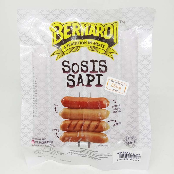 BERNARDI SOSIS SAPI 6'S 250 G SURABAYA | Lazada Indonesia