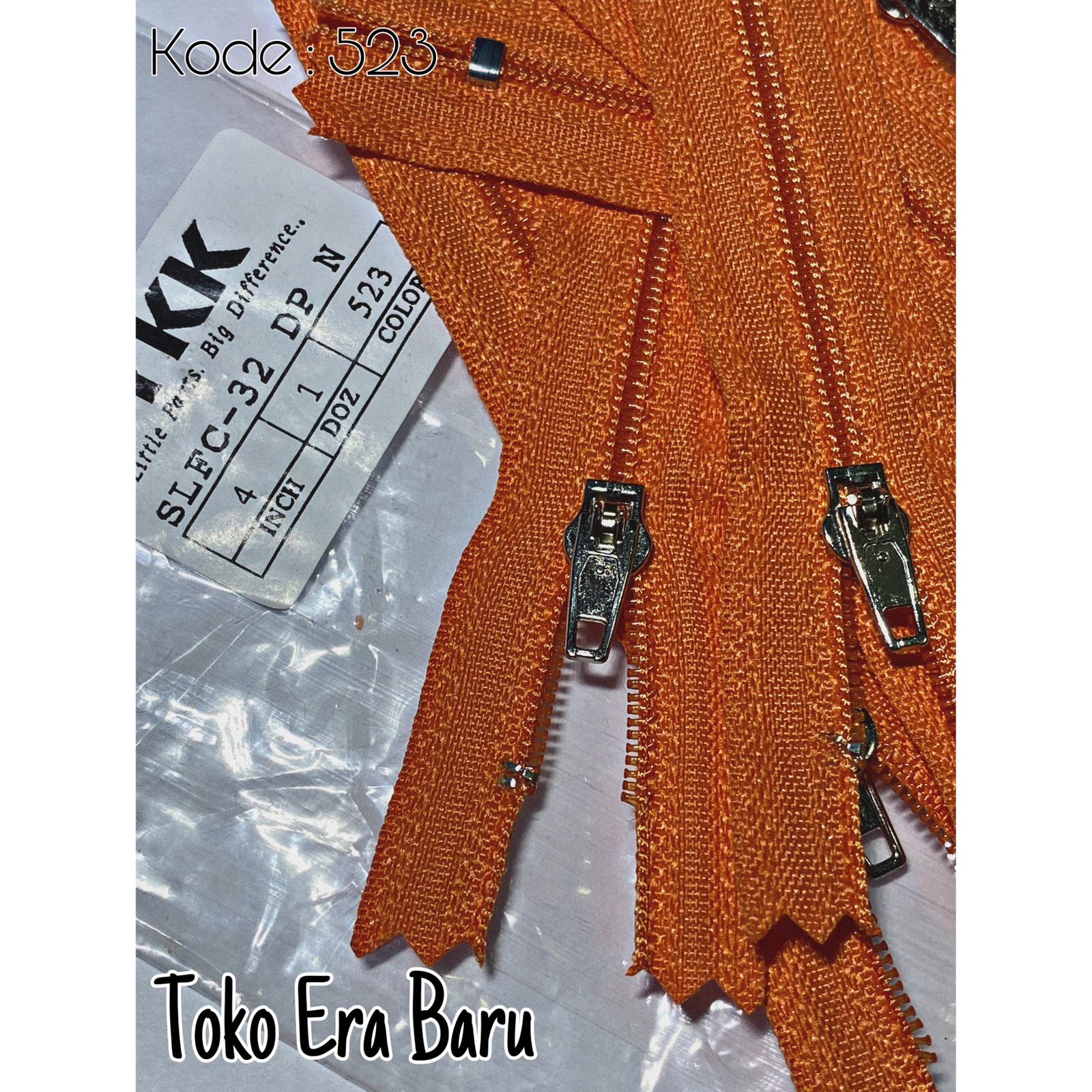 Resleting YKK SLFC-32 EKO 4",5",6",7” (1 lusin) SAMA WARNA | Lazada ...