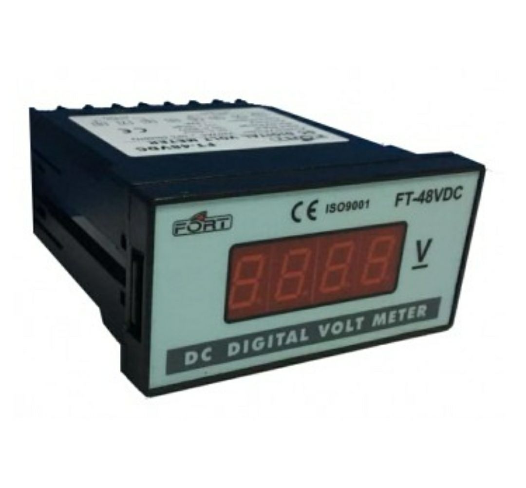 Digital DC Voltmeter FT72-VDC 48x96mm 1P Panel Meter | Lazada Indonesia