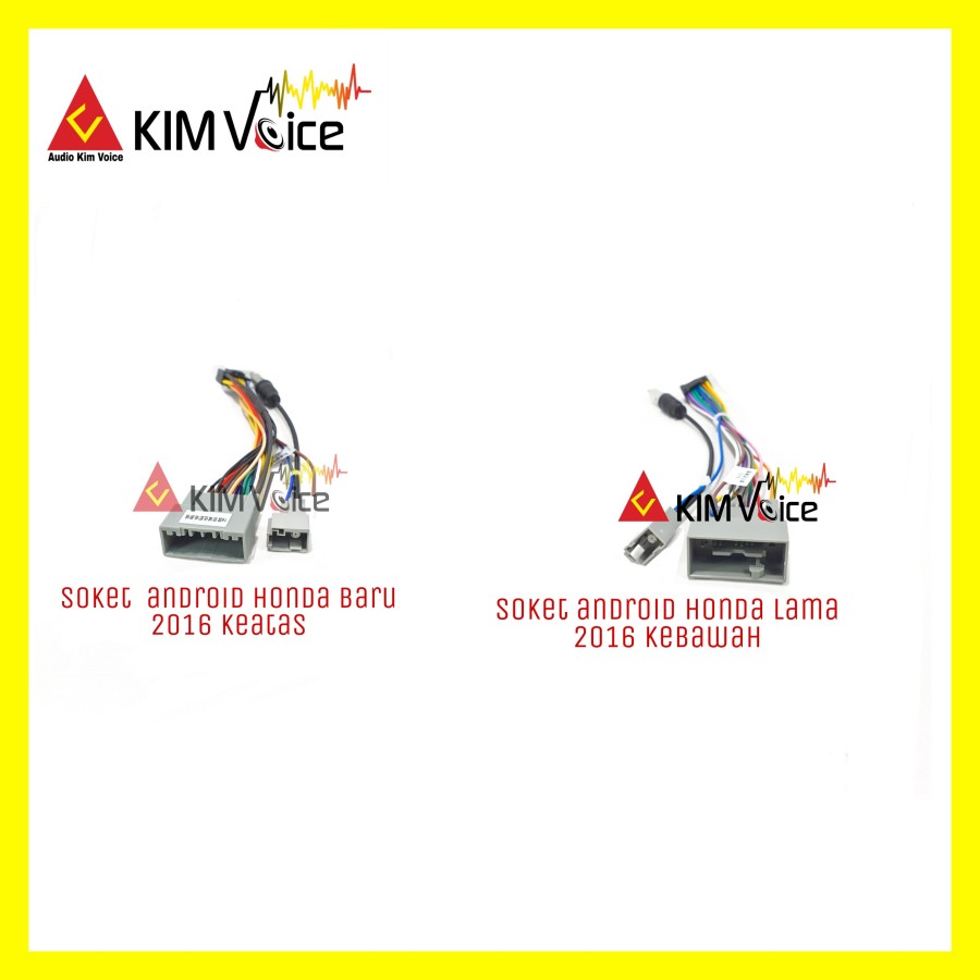 Soket Head Unit Android + Soket Radio for Honda Kabel Soket Tape Mobil ...