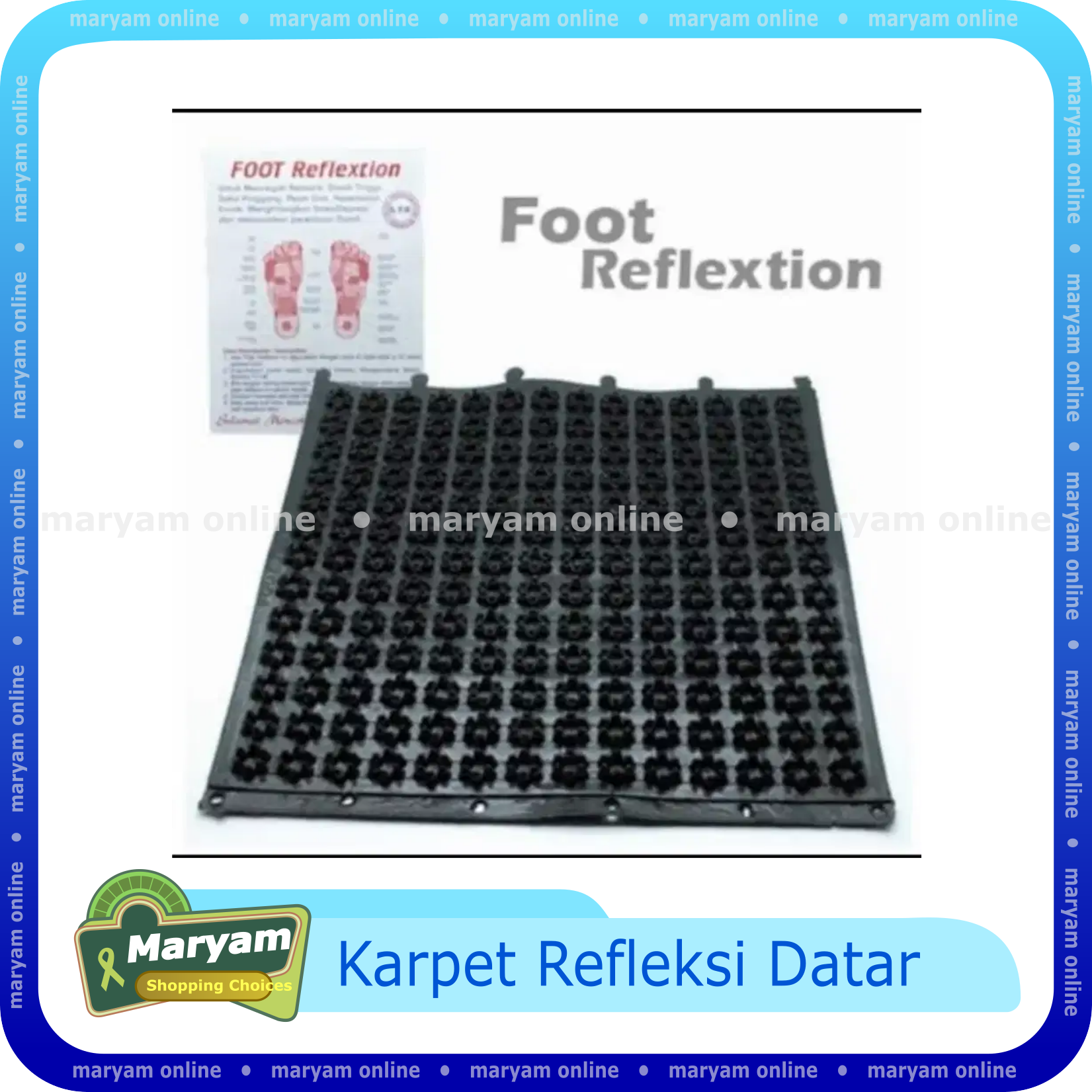 Karpet Refleksi Kaki - Alas Terapi Kaki - Keset Kaki Kesehatan ...
