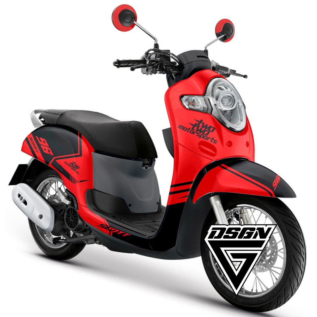 Decal scoopy full body Full Blok Decal Scopy Dekal New Fi Two-Two ...