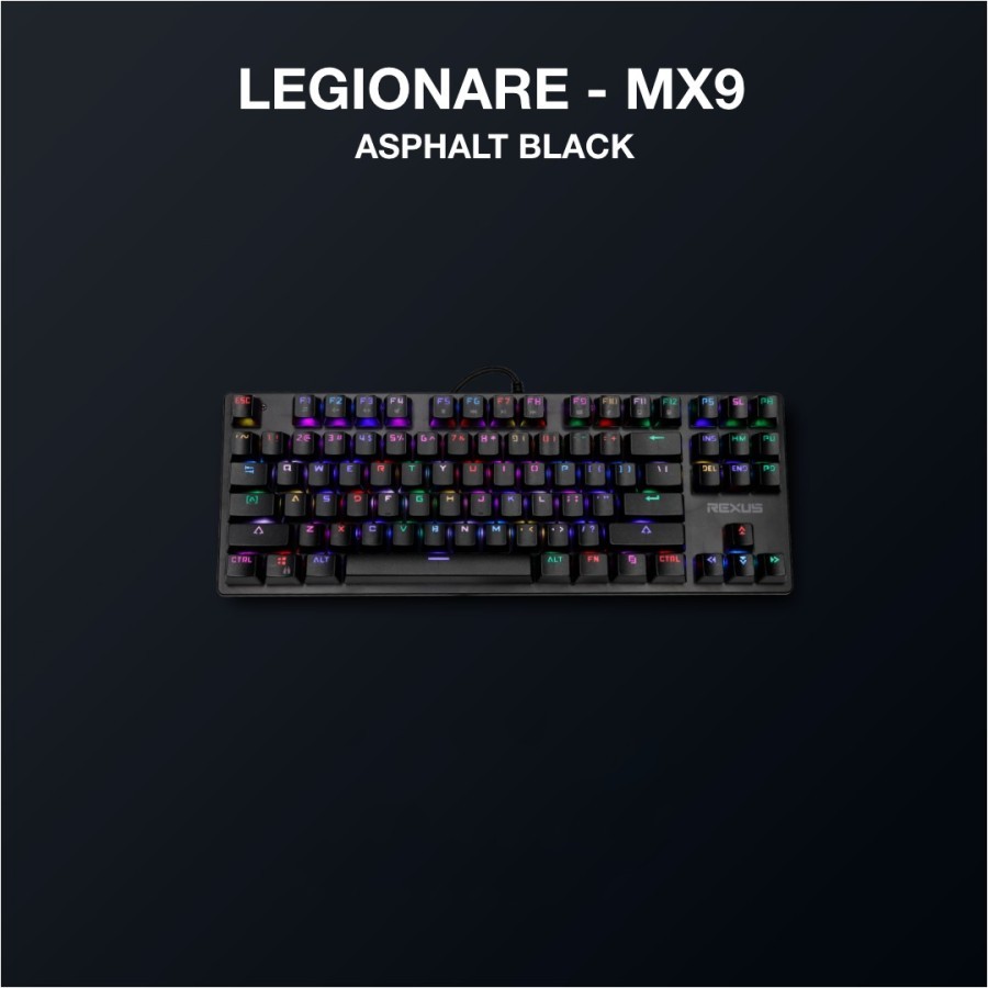 Rexus MX9 TKL Keyboard Gaming Mechanical Legionare MX9 TKL RGB | Lazada ...