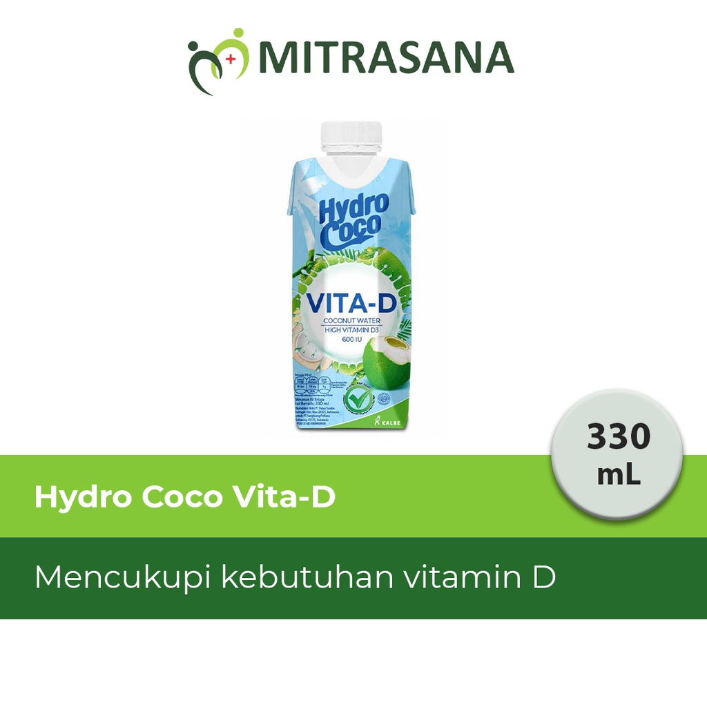 Hydro Coco Vita-D 330 Ml - Minuman Berenergi Vitamin D | Lazada Indonesia