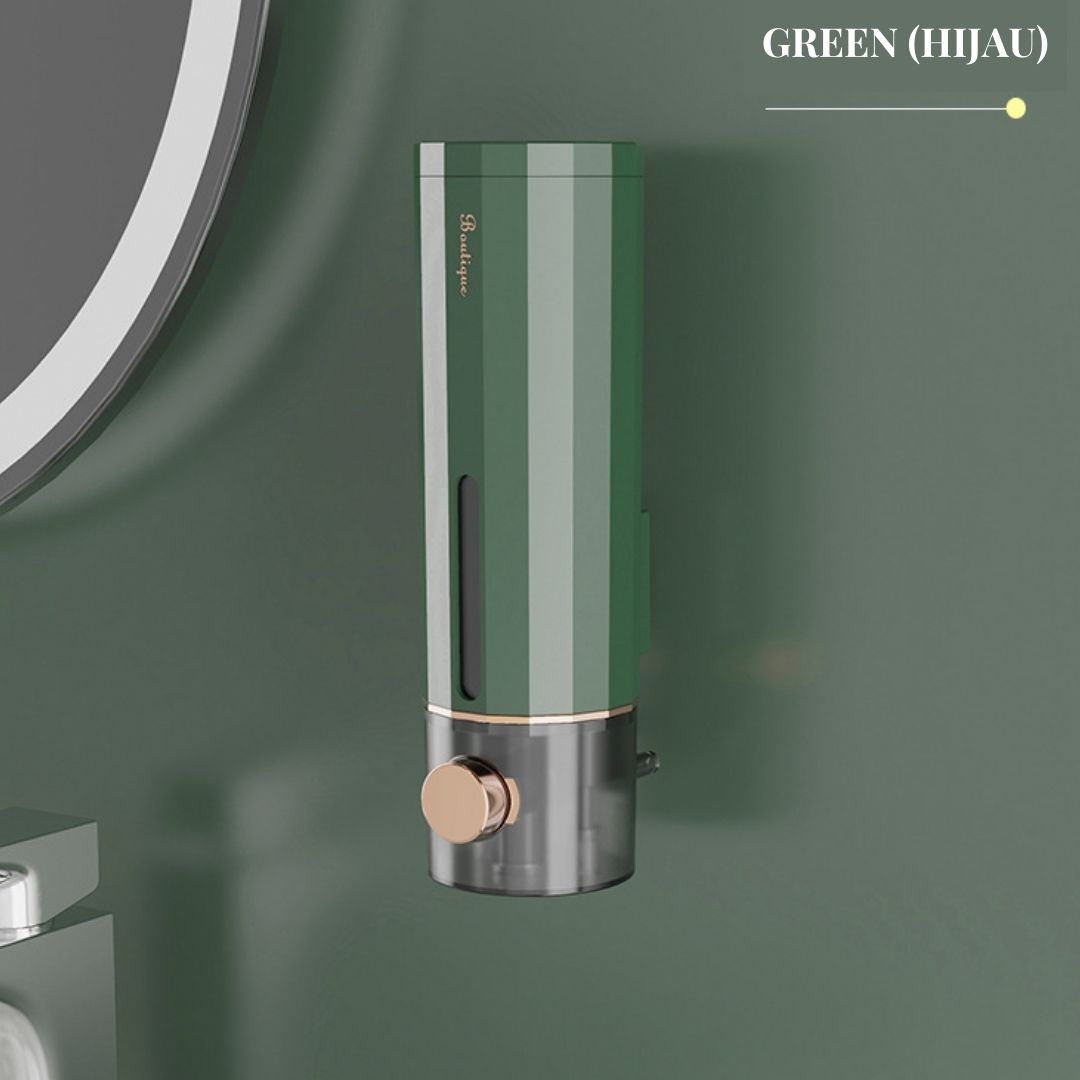 KOKOMI Dispenser Sabun Cair Dinding 450ML Manual Wall Mounted Bathroom ...