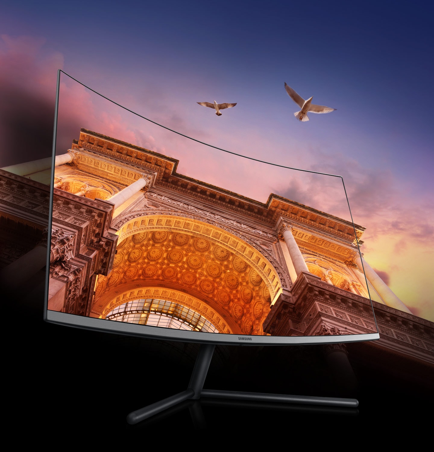 Samsung Monitor 32 inch U32R590CWE LED | Lazada Indonesia