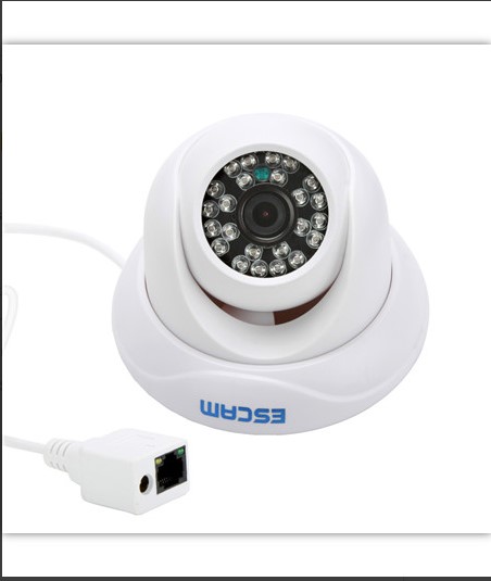 ESCAM CCTV untuk memantau area perkantoran atau perumahan sensor kamera 1/4" Progressive Scan ...