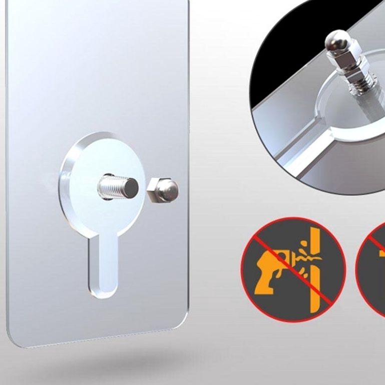 TS Hook Gantungan Rak Model Baut / Paku / Magic Hook Tanpa BOR / MUR ...