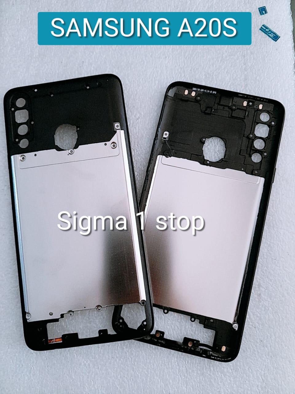CASING SAMSUNG A20S A207 HOUSING BACK DOOR TUTUP BATERAI MIDDLE FRAME ...