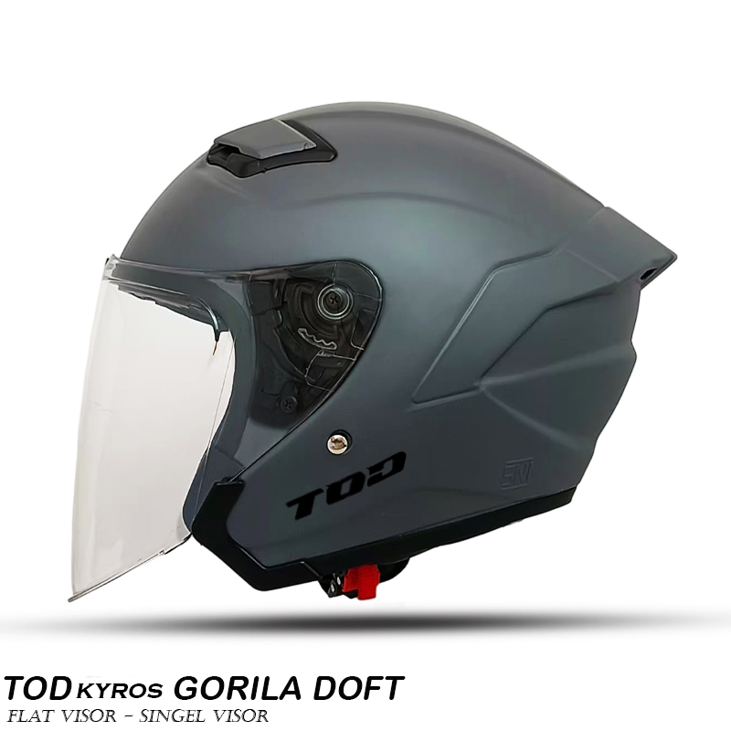 HELM DEWASA HALFFACE MODEL KEKINIAN TOD KYROS HELM PRIA WANITA | Lazada ...