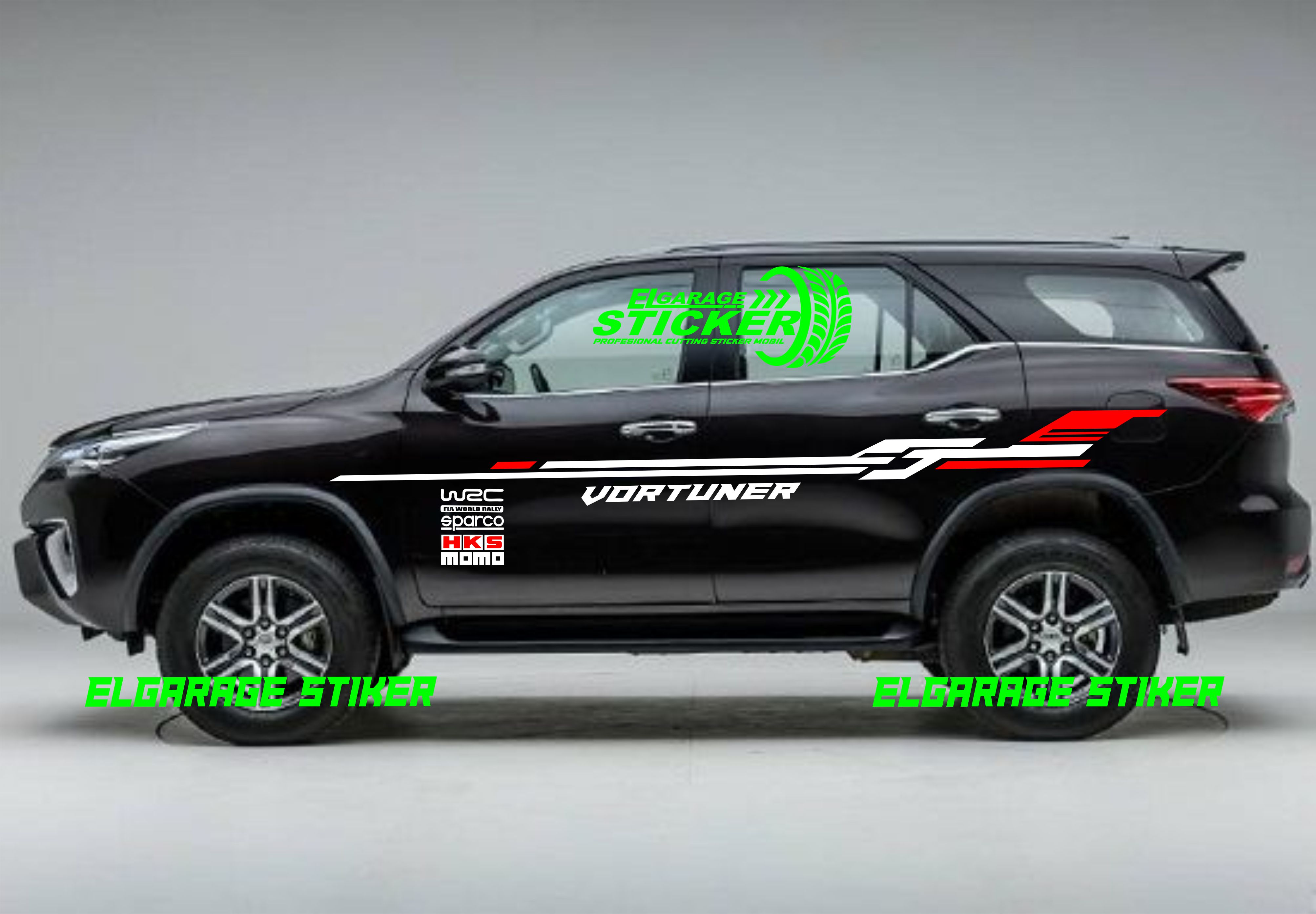 Stiker mobil toyota fortuner cutting stiker list body mobil fortuner ...