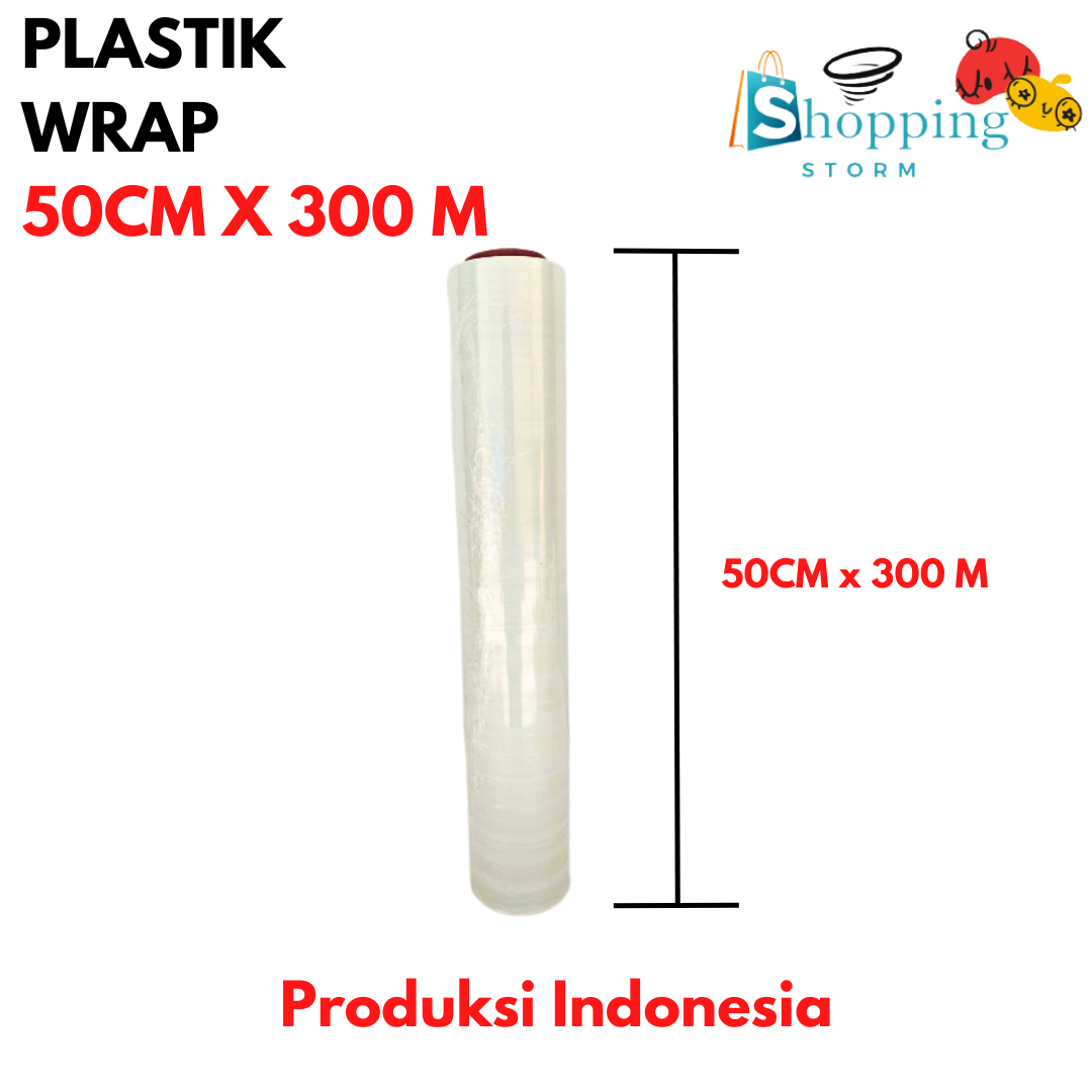 Plastik Wrapping 300 METER Stretch Film Plastik 10-50cm | Lazada Indonesia