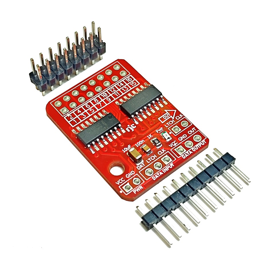 Module Shift Register 16 Ch Output Multiplexer 74HC595 GPIO Expansion ...