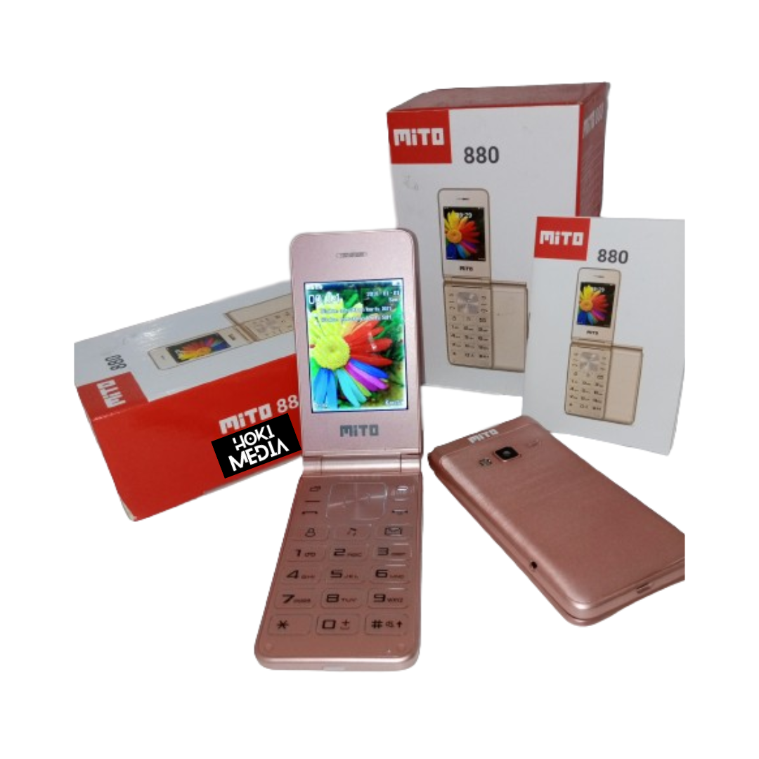Hp MITO Flip Lipat 880 Handphone Flip Lipat Hp Jadul Dual SIM ...