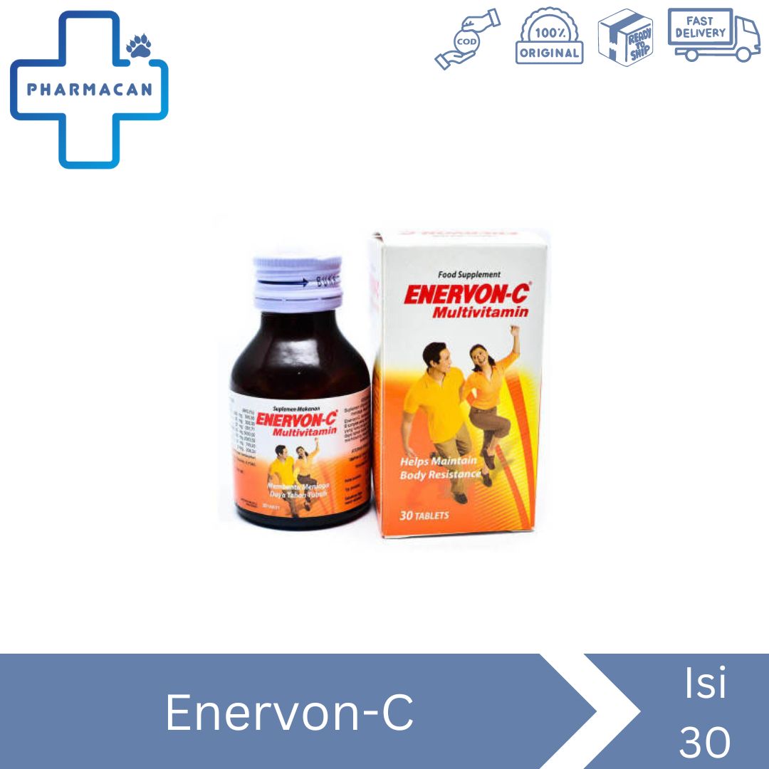 Enervon-C Active Botol Multivitamin Isi 30 Tablet | Enervon C ... Enervon-C Active Botol Multivitamin Isi 30 Tablet | Enervon C ...