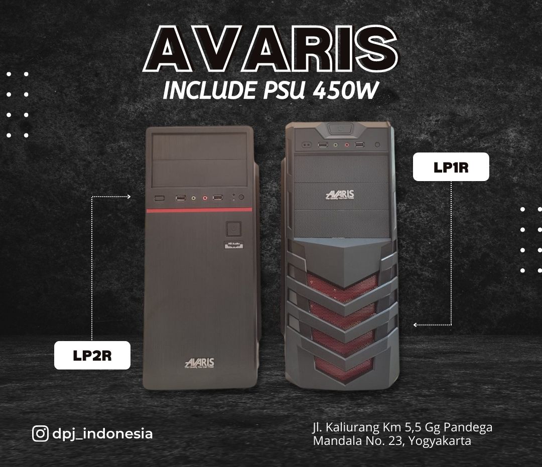 CASING AVARIS PREDATOR LP1R & LP2R POWER SUPPLY 450WATT | Lazada Indonesia