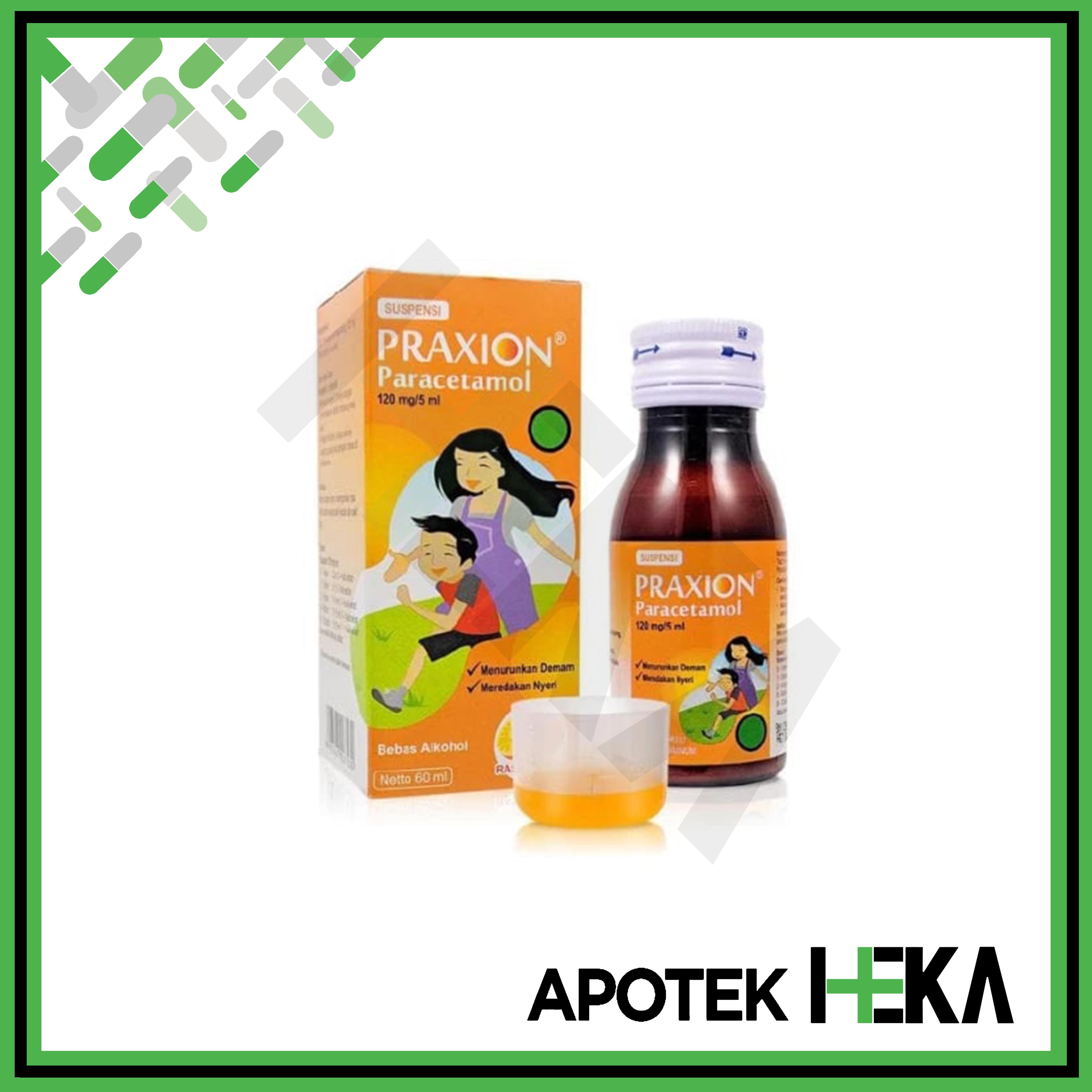 Praxion Suspensi 60 ml Rasa Jeruk - Sirup Demam Penurun Panas | Lazada ...