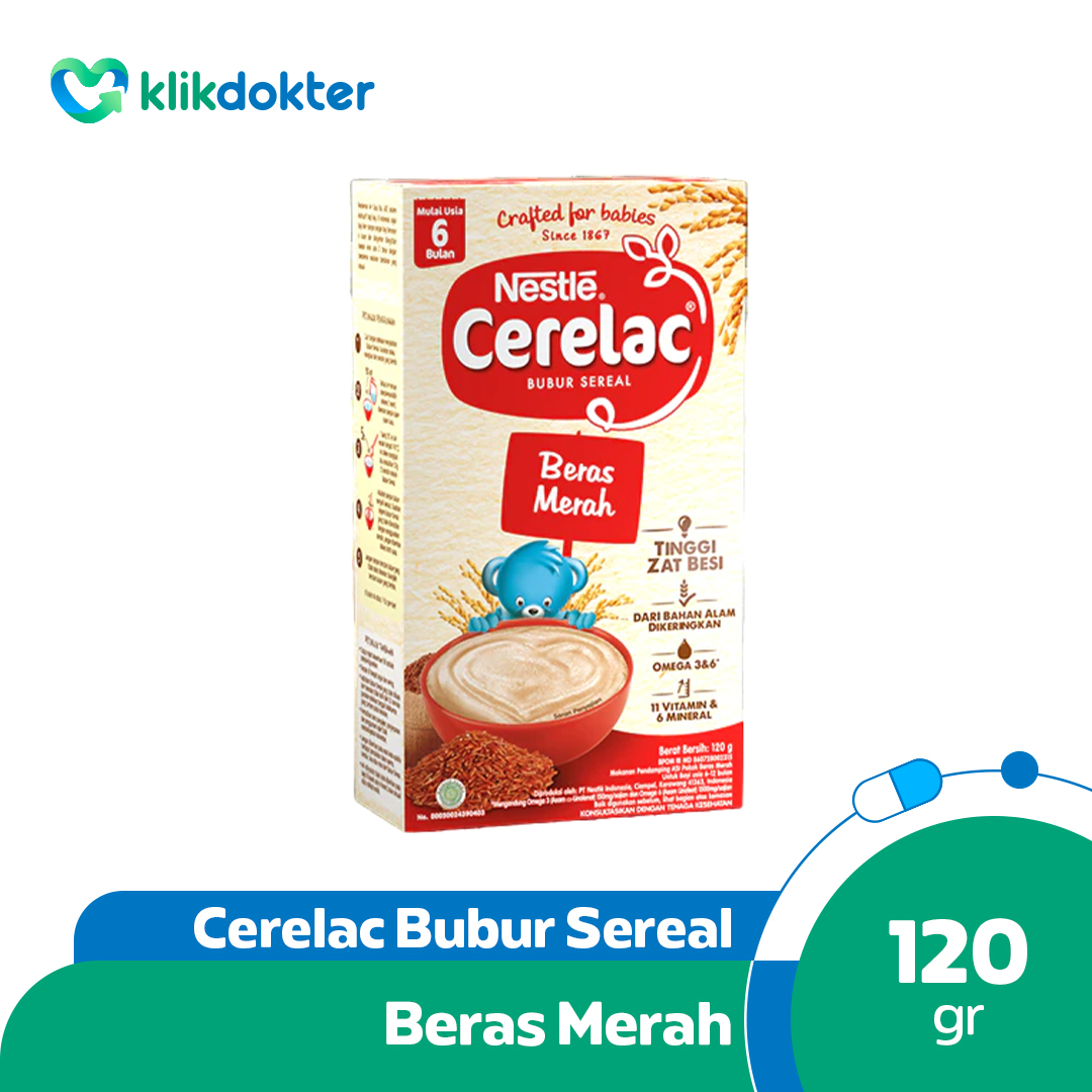 Cerelac Bubur Sereal 6 Bulan Beras Merah 120gr | Lazada Indonesia