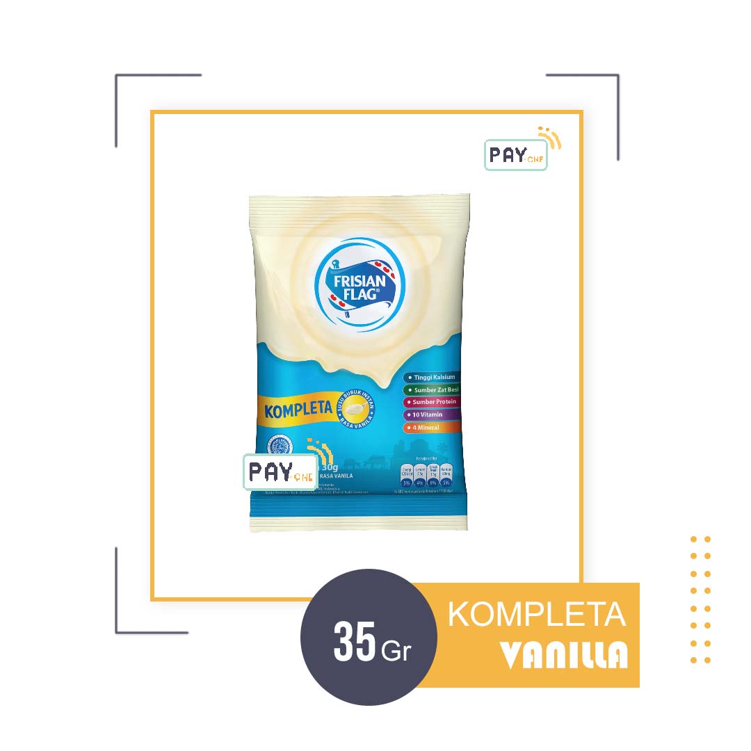 Frisian Flag Kompleta Vanila Cokelat Sachet Renceng 10 pcs | Lazada ...